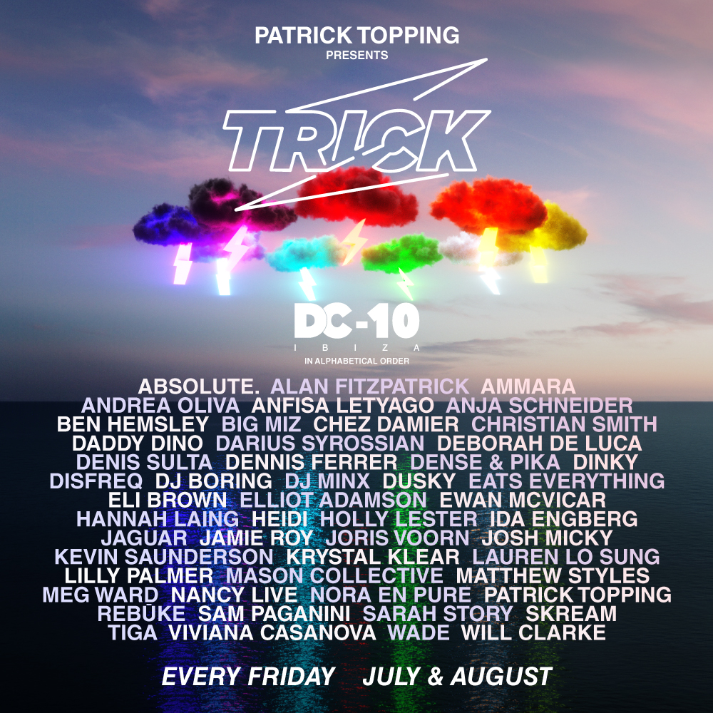 Patrick Topping announces ‘Trick’ residency at DC-10 in Ibiza ...